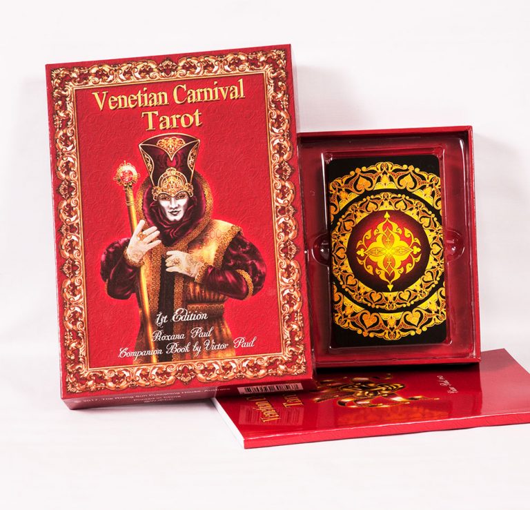 Venetian Carnival Tarot (Standard set, book + cards) – Tarot Art Studio ...
